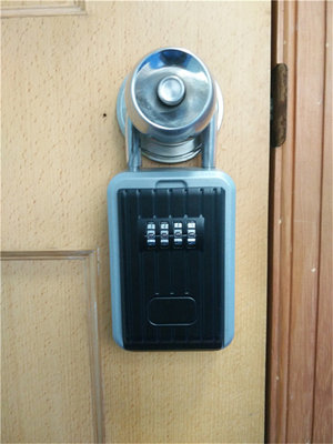 Portable Key Security Outdoor Key Safe Box Hold 10 Keys Large Capacity