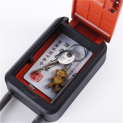 High Safety Door Key Locker Box Solid Construction , Spare Key Lock Box For Car