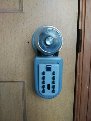 Push Button Portable Key Lock Box Security Key Holder Box Heavy Duty