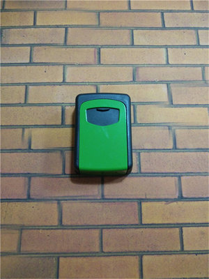Electronic Door Outside Security Key Safe Storage Box Aluminum Alloy Frame
