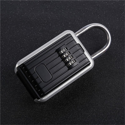 Auto Key Safe Car Lock Box For Keys 4 Digit Combination Aluminum Alloy Frame