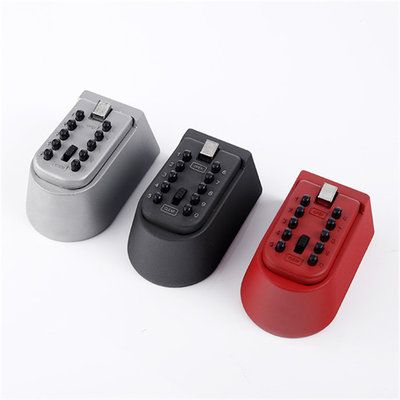 Home Door Programmable Key Lock Box 10 Push Button Wall Mounting