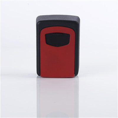 Red Outside Digital Key Safe Lock Box Weather Resistant Shutter Door