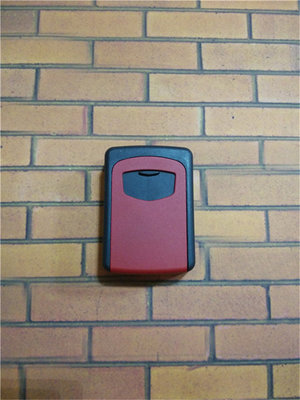 Industrial 4 Digit Zinc / Aluminum Alloy Car Combination Key Lock Box