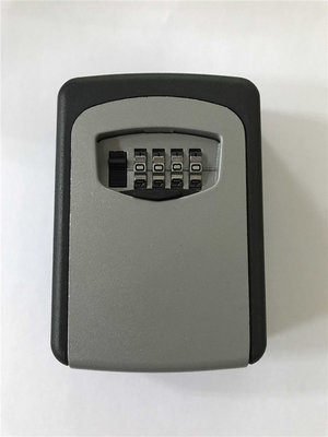 Original Wall Mount Key Storage Box , Zinc Alloy Keyless Lock Box For House key