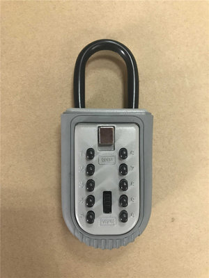 Portable Safe Push Button Key Lock Box Combination Lock for Realtors
