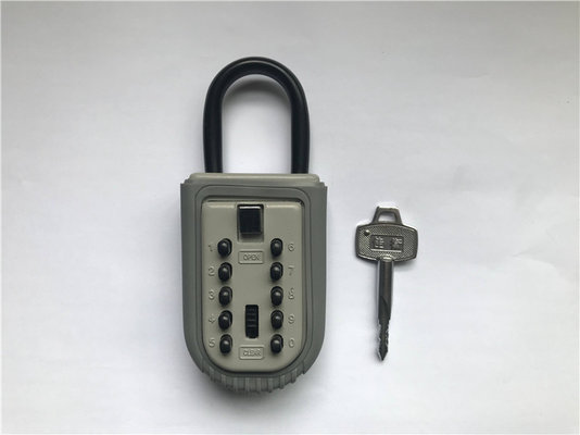Waterproof Keyless Car Key Lock Box With Push Button Zinc Alloy