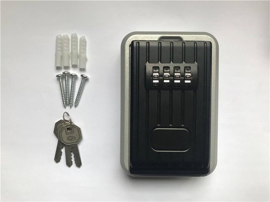 Weatherproof Outside Door Key Lock Box With Secure Keyless Access