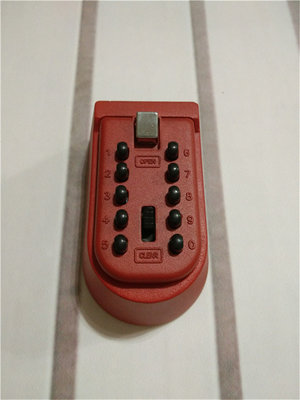 3 Keys Push Button Key Lock Box / Keysafe Box Outside Key Lock Box Quick Access