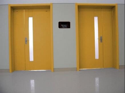 High quality Aluminum Frame Long Lasting Hospital Fire Rated Door