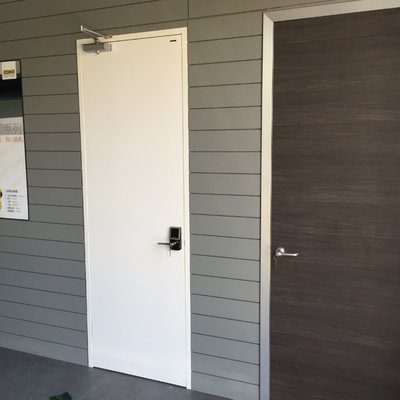 European Oak Wood Laminate Door,modern white oak door