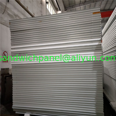 0.326mm corrugated steel sheet eps sandwich panel 5500x1150 for wall