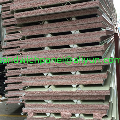 corrugated roofing 0.326mm steel sheet 50mm TPS sandwich roof panel for worker camp