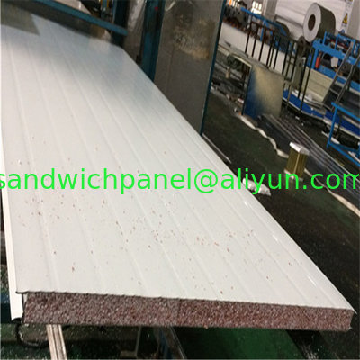 beautiful apperance metal surface 50mm insulated TPS sandwich wall panel