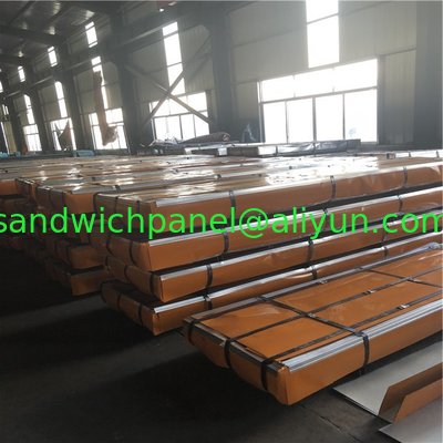 300pieces 5meters prepainted metal corrugated sheets as a package