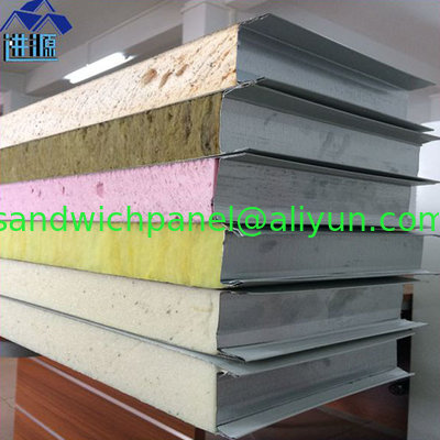 waterproof 75mm grey white polyurethane foam sandwich panel for clean room
