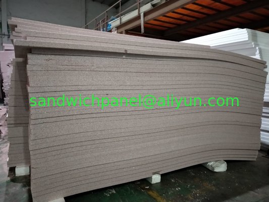 eps sandwich panel used modified polystyrene foam cover 0.426mm steel sheet with film both side