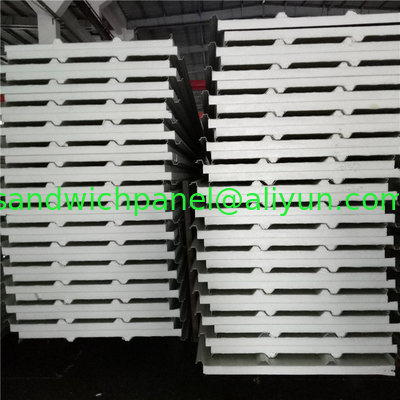 50mm EPS corrugated double color steel sandwich roof panel for clean room