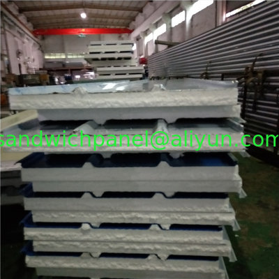 14kg stainless steel insulated eps sandwich roof panel 1050 x 75mm for tiny house