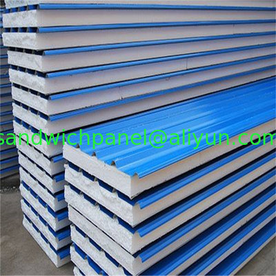 0.476mm double steel 14kg eps inuslated sandwich roof panel 5800x1050x100mm