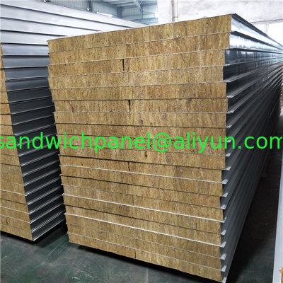 insulated 50mm rock wool sandwich panel with 0.326mm instead of pvc ceiling panels