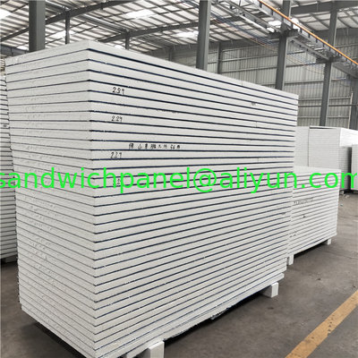 10kg EPS sandwich container house wall panel 1150-50-0.376mm greywhite steel sheet