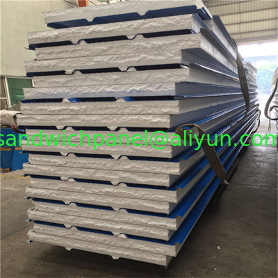 14kg blue EPS sandwich roof panel 1050-100-0.426mm used for prefab buildings