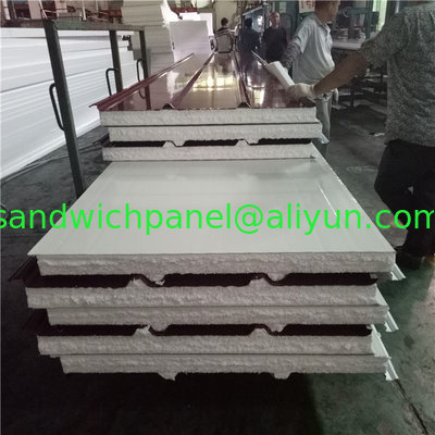 14kg EPS roof panel 1050-50-0.4mm wine red sheet up and greywhite down