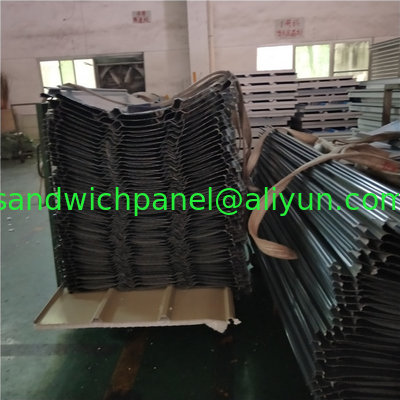 1050mm RAL7002 0.426mm corrugated meter roof sheets used for roof tile