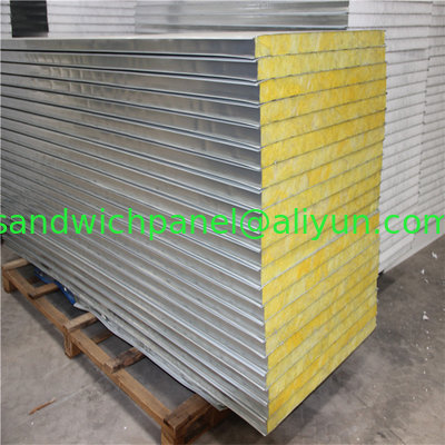 1150-50-0.426mm glass wool wall sandwich panel with fireproof and sound insulation