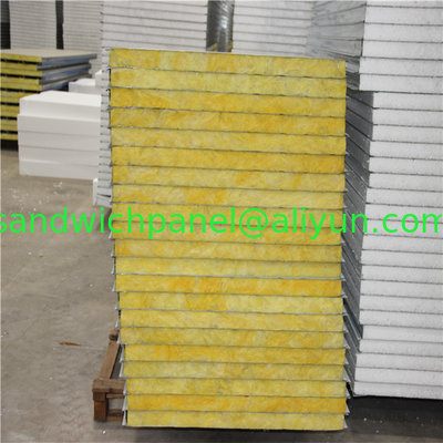 1150-50-0.426mm glass wool wall sandwich panel with fireproof and sound insulation