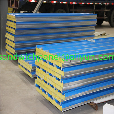 2017 new design sandwich panel prefabricated house 50mm glass wool roof tile