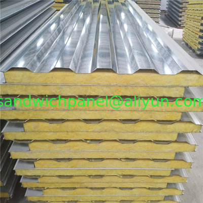 container panels insulation glass sandwich wall board 1150-50-0.6mm up / 0.326mm down