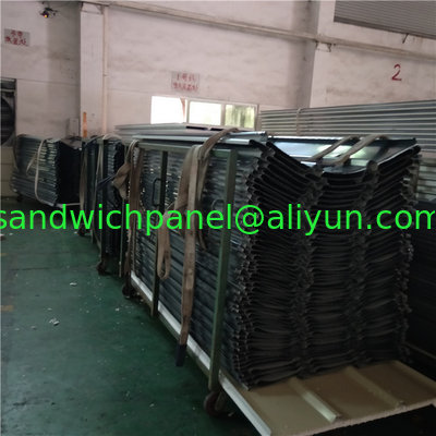 sliver grey corrugated roof sheets 3000-1050-0.426mm for poultry farming