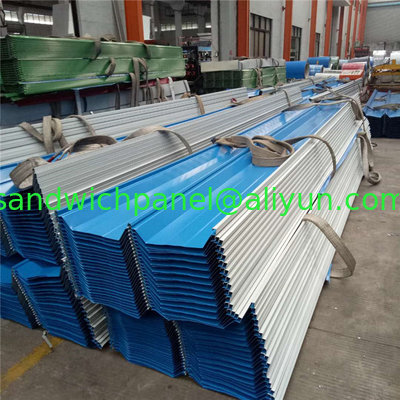 metal building materials blue roof sheets 500-760-0.426mm for prefabricated house
