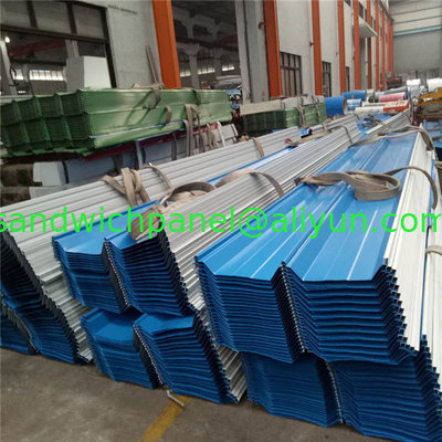 metal building materials blue roof sheets 500-760-0.426mm for prefabricated house