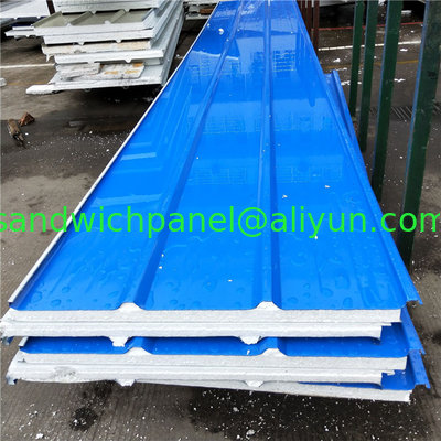 B grade fireproof styrofoam 30mm silver paper eps sandwich panel with 0.376mm for house