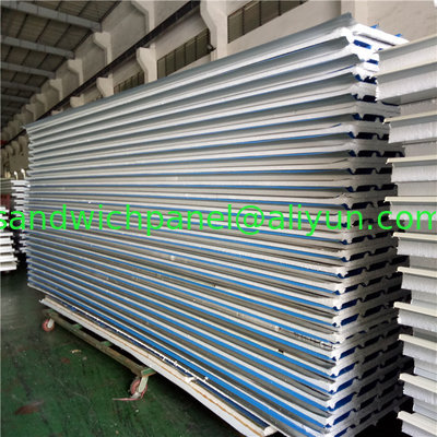 30mm silver paper polyurethane foam sandwich roof panel 840-30-0.376mm for house
