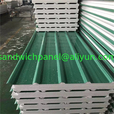 840mm type 30mm polystyrene foam silver paper sandwich roof panel with 0.426mm