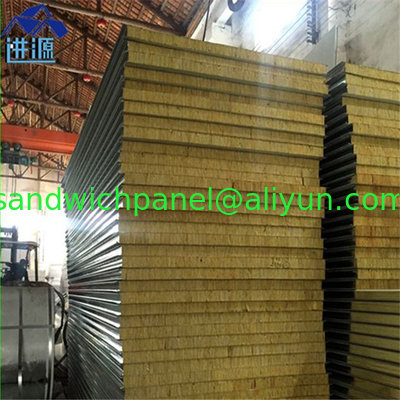30minutes fire resistant 50mm rock wool sandwich insulated panels cold room materials