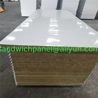 50mm grey white z-lock rock wool sandwich panel with 0.426mm for construction building