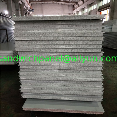 50mm good thermal insulation modified eps cold room sandwich wall panel