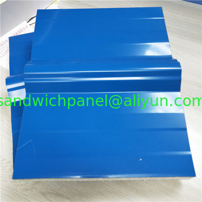 overlap blue 50mm silver paper eps sandwich roof panel for storage units prefab house