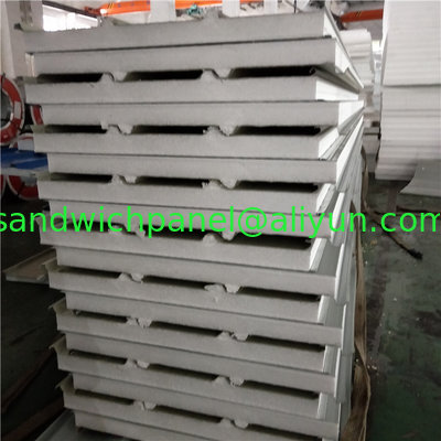 50mm waterproof insulated eps sandwich roof panels with 0.426mm for prefabricated house
