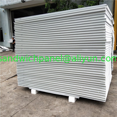 eps prefabricated sandwich panel house wall board 950-50-0.376mm with film both side