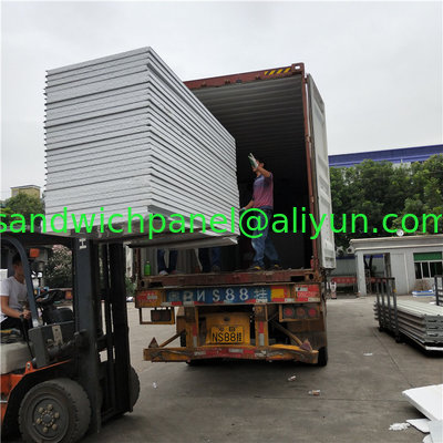 embossing 950mm type eps sandwich panel cover with protection film both side
