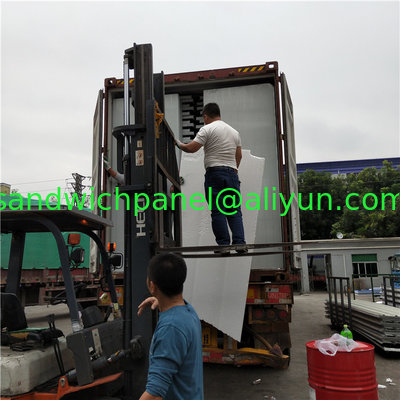 embossing 950mm type eps sandwich panel cover with protection film both side