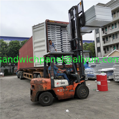 3.5m prefab home materials waterproof eps sandwich roof panels 1050-50-0.376mm