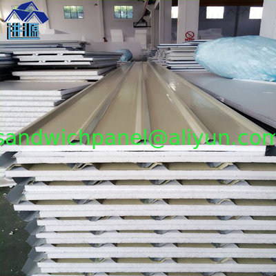 0.426mm iron sheet 50mm geywhite eps sandwich panel board with waterproof