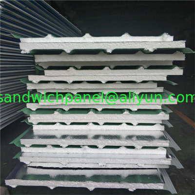 waterproof 840mm silver paper 30mm eps sandwich roof panel for tiny house
